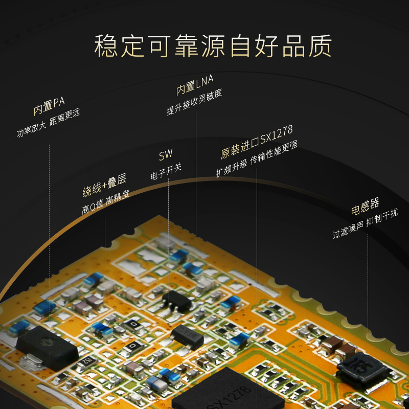 Lora模块 433mhz 模块 SX1278 PA+LNA